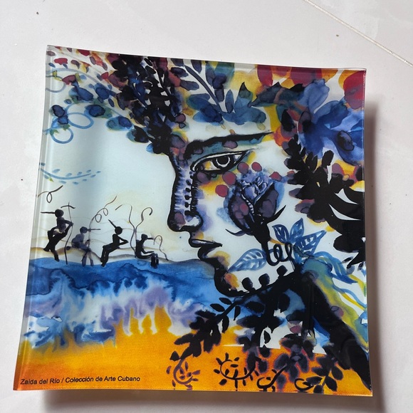 Zaida del Rio | Art | Set Of Three 3 Ceramica Plates By Cuban Artist ...